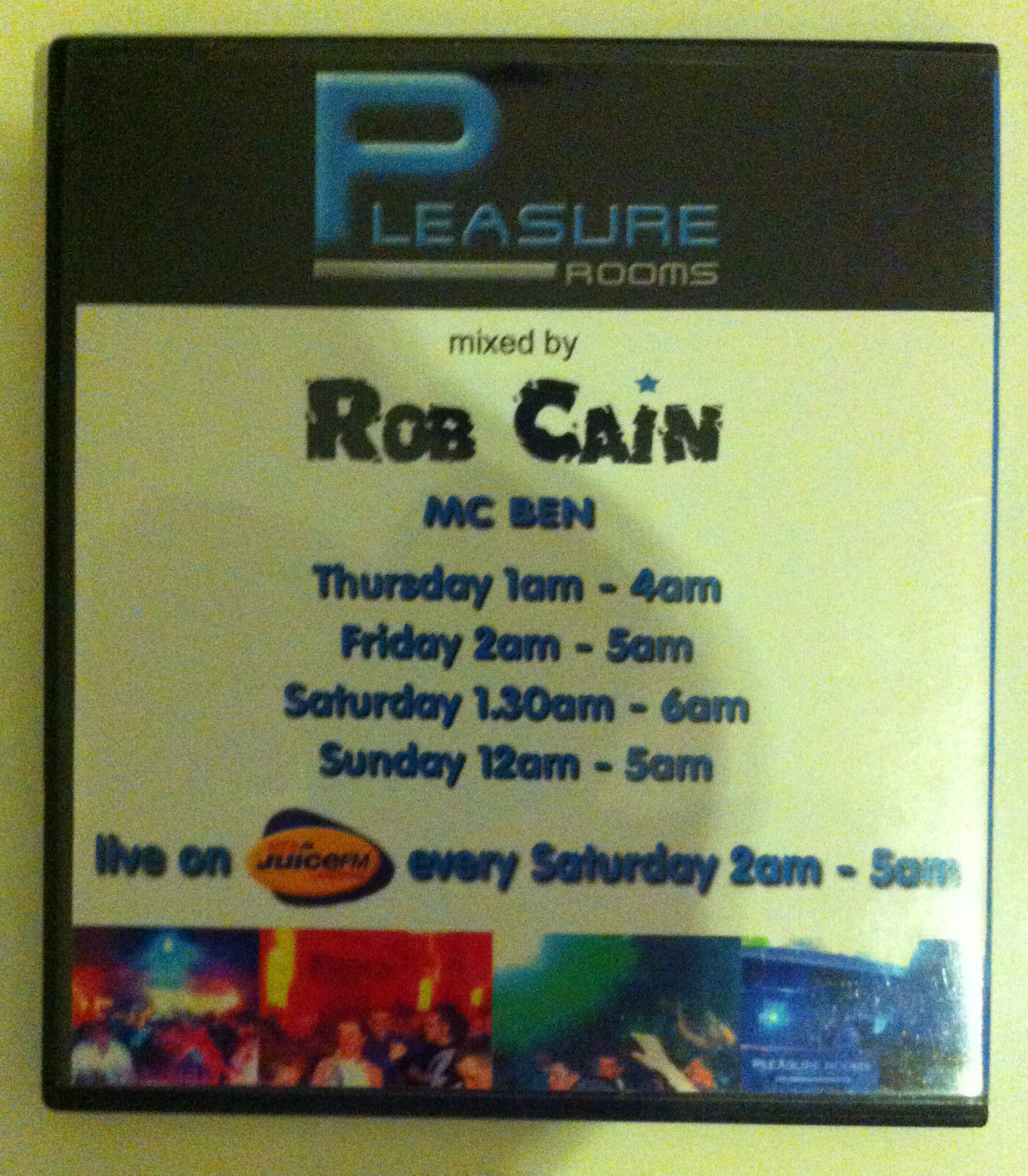 Pleasure Rooms presents Rob Cain & MC Ben - Bouncy CDs