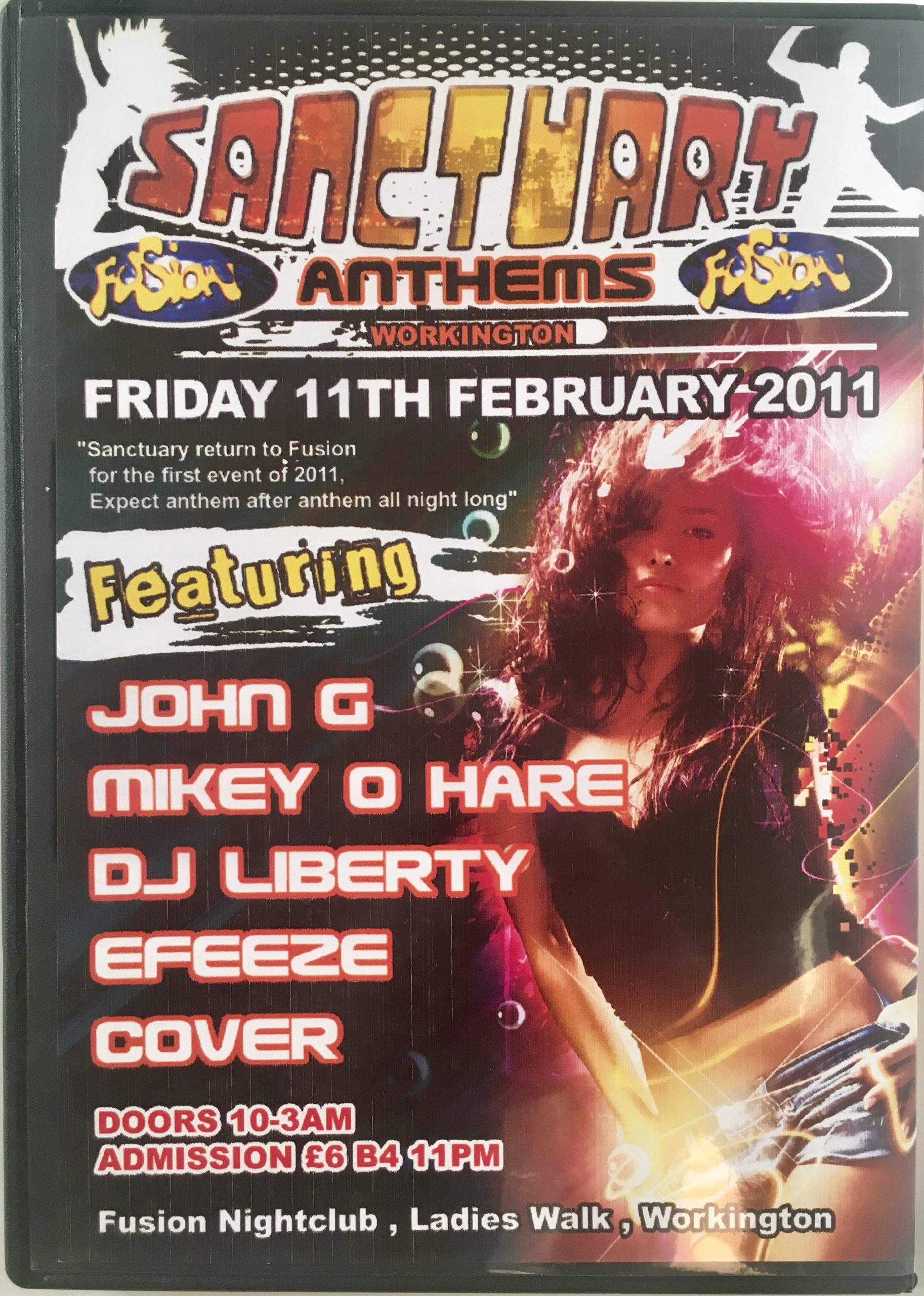 Sanctuary Anthems @ Fusion Nightclub, Workington - 11th February 2011 ...